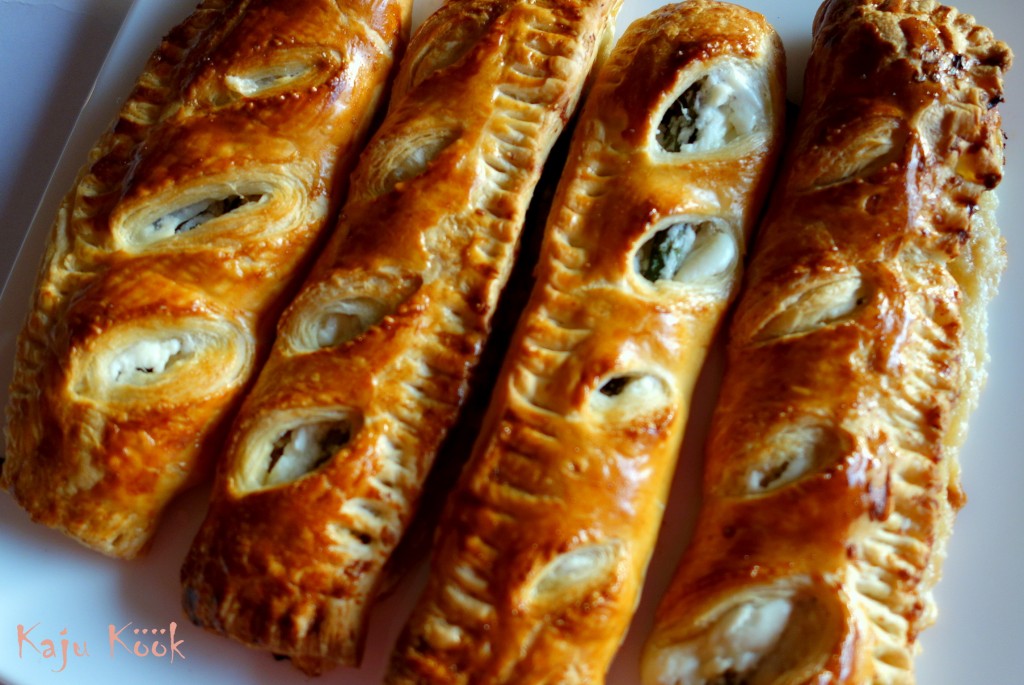 Feta-spargli pirukad - Kaju Köök